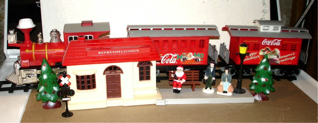 K-LINE (goldlok) - Coca-cola SANTA TRAIN - O-27 Remote Control Train - Etsy