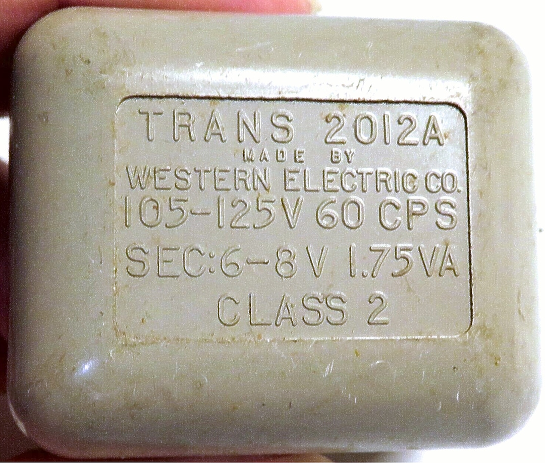 WESTERN ELECTRIC Company - Class 2 Power Supply #TRANS-2012A - Etsy