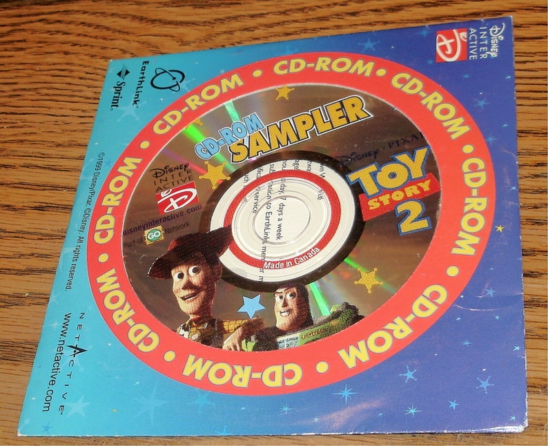 Toy Story 2 Disney/pixar Interactive Sampler 1999 CD-ROM - Etsy