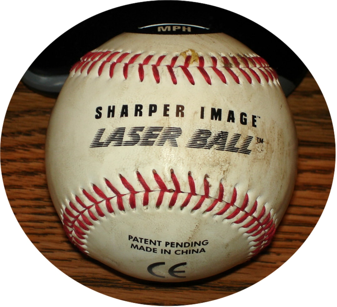 SHARPER IMAGE - Laser Ball #PS115 Baseball Pitching Aide for Speed MPH ...
