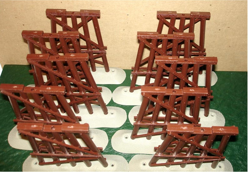 LIONEL FASTRACK - Elevated Trestle Set #6-12038 - O Train Track (B) - Etsy