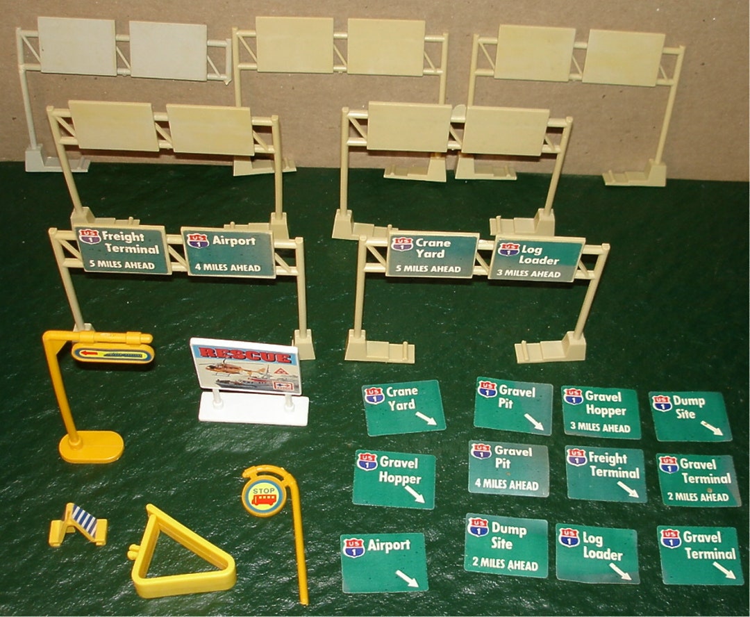 Vintage TYCO - US1 ELECTRIC TRUCKING #3763 Overhead 2 Lane Highway ...