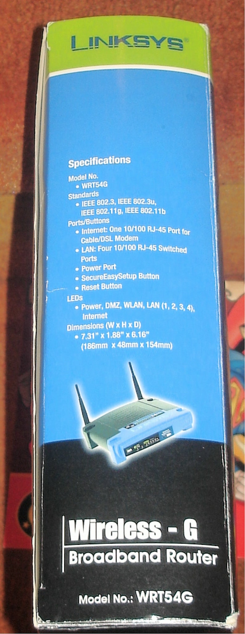 LINKSYS Wireless-g Broadband Router MODEL WRT54G WORKS - Etsy