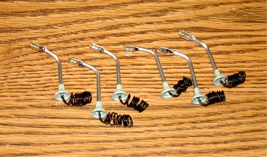 Lot of 6 STREET LIGHTS - HO Train Highway Lamps - Etsy