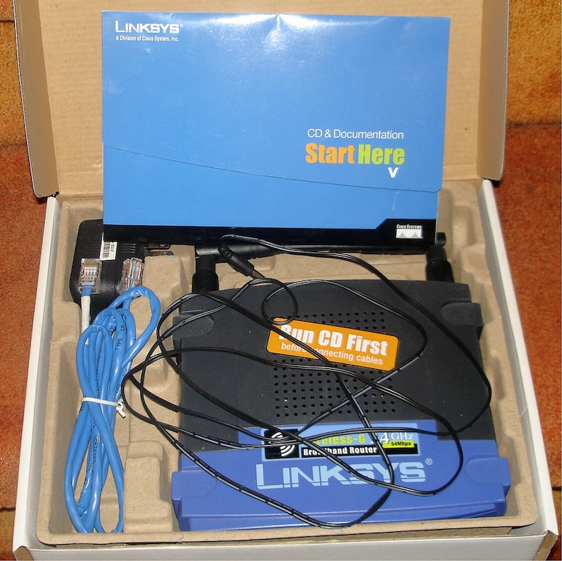 LINKSYS - Wireless-g Broadband Router - MODEL #WRT54G - WORKS! - Etsy