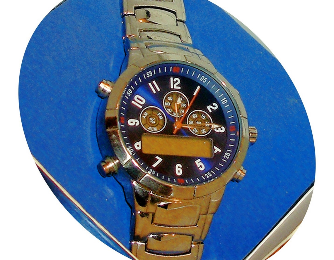 AVON F926571 Mens Analog and Digital Chronograph Watch W/instructions ...