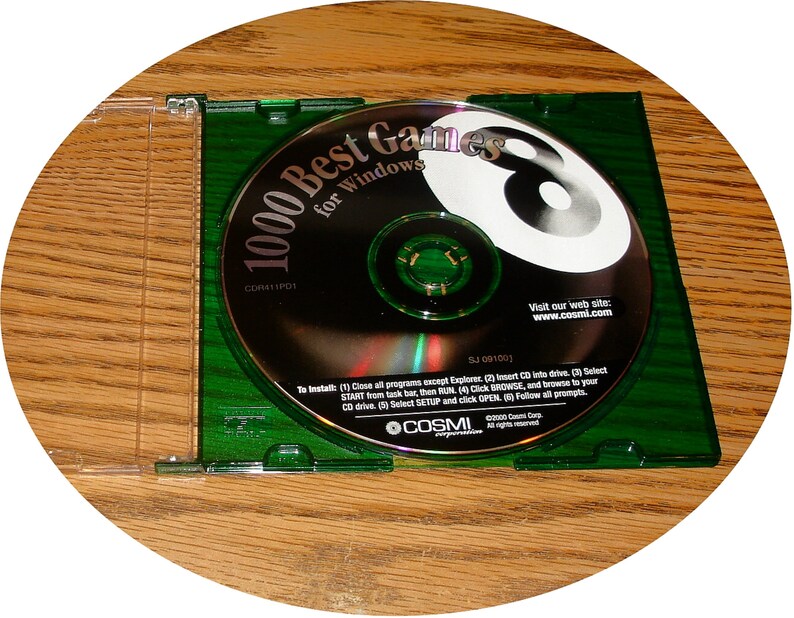 COSMI - 1000 Best Games for Windows - 2000 CD-ROM - Etsy