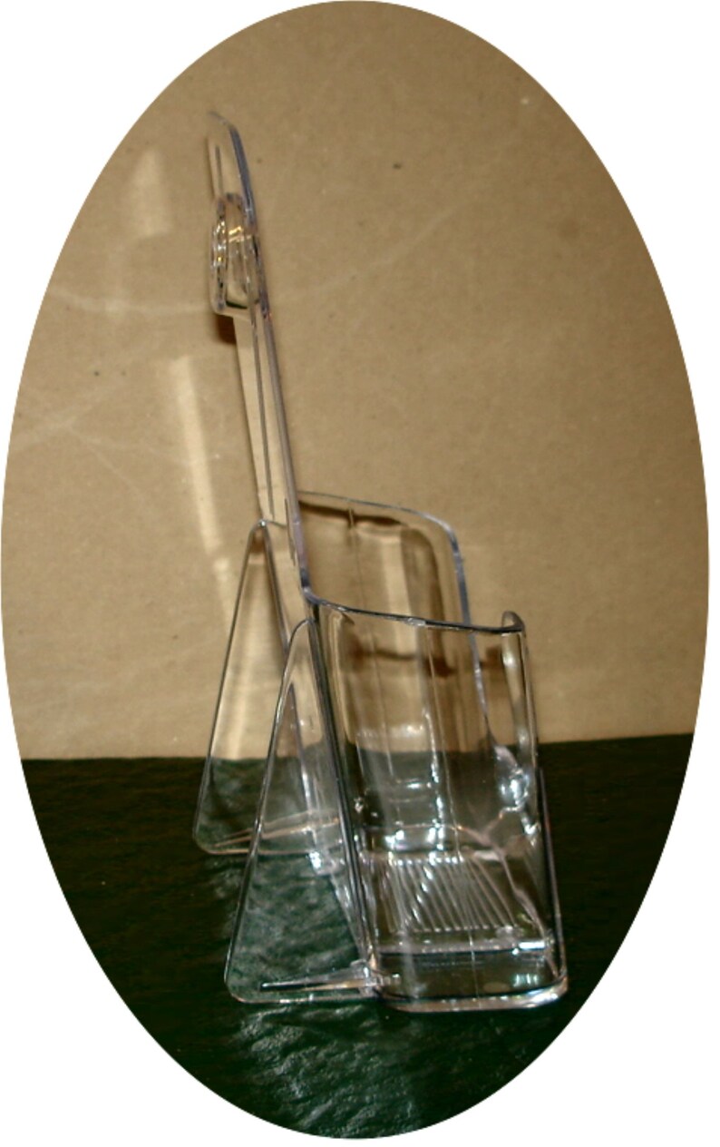 Clear Plastic Trifold Brochure Pamphlet Holder - Durable Acrylic ...