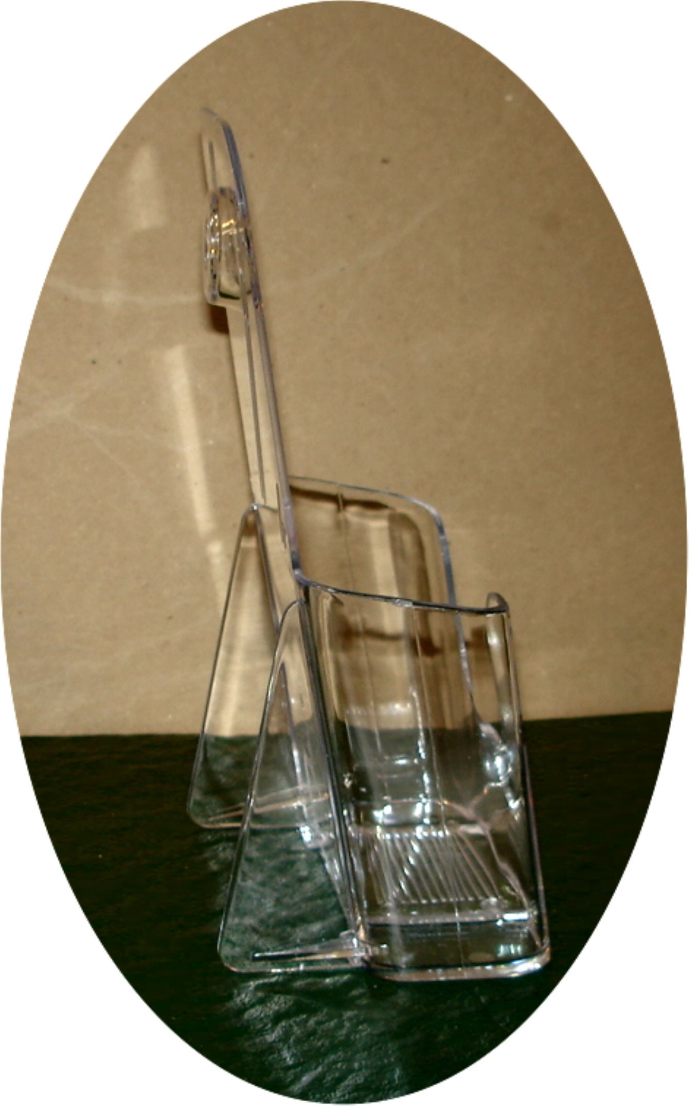 Clear Plastic Trifold Brochure Pamphlet Holder Durable - Etsy