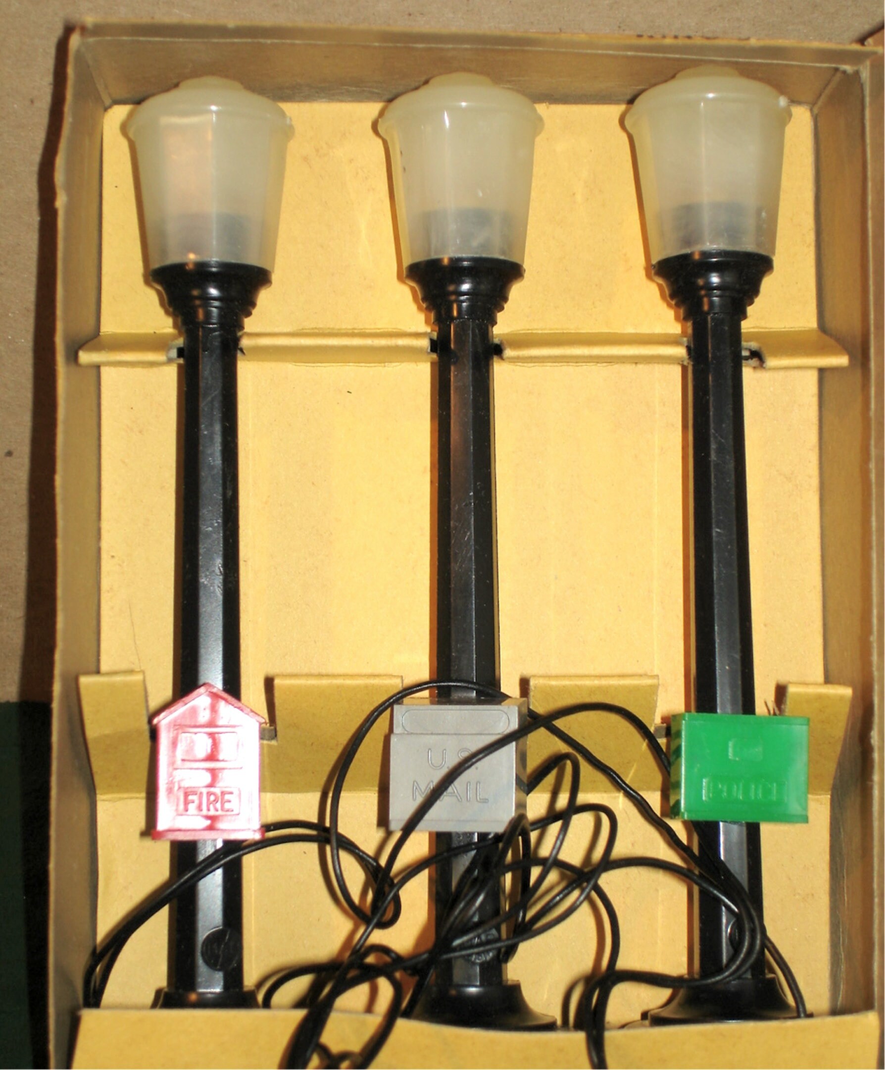 MARX Vintage 073/3 Lighted Boulevard Lamp Post Set O Train NIB - Etsy