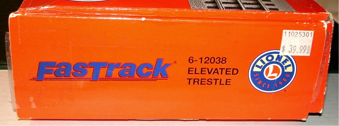 LIONEL FASTRACK Elevated Trestle Set 6-12038 O Train Track - Etsy