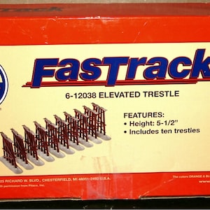 LIONEL FASTRACK - Elevated Trestle Set #6-12038 - O Train Track (B) - Etsy