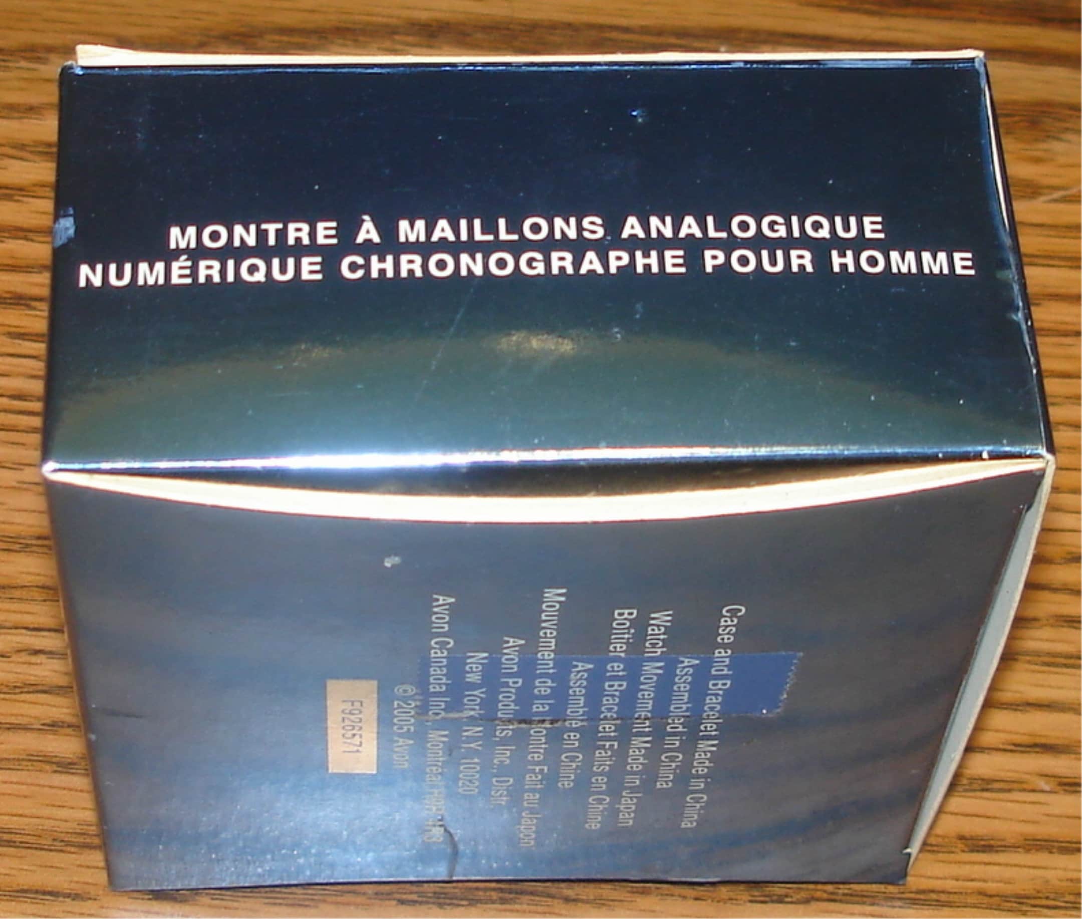 AVON F926571 Mens Analog and Digital Chronograph Watch W/instructions ...