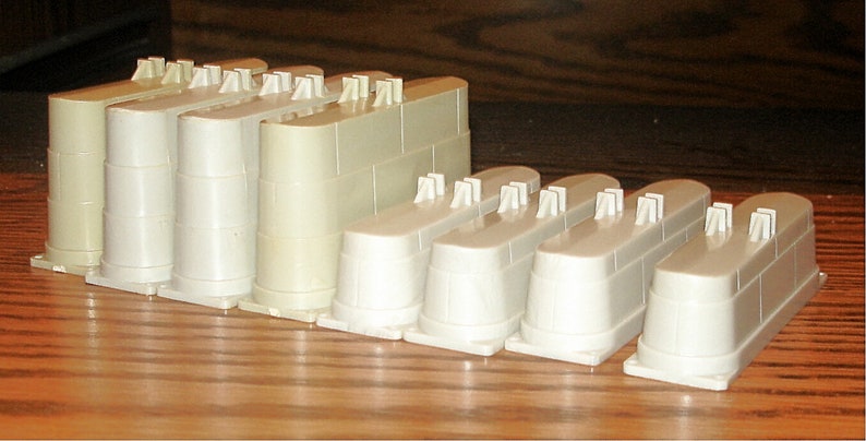 TYCO Lot of 8 Bridge Piers / Risers / Supports HO Train - Etsy