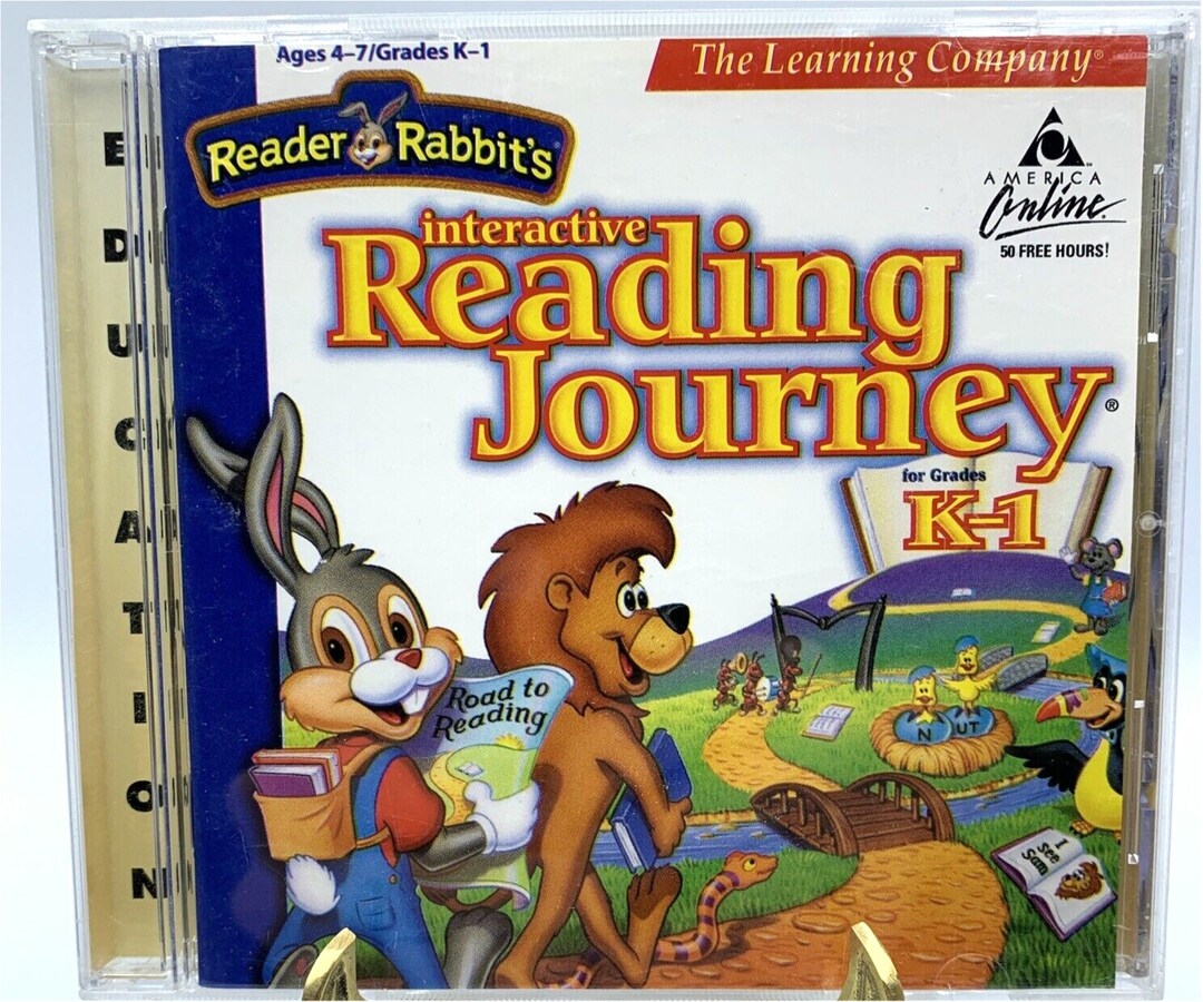 Reader Rabbit Interactive Reading Journey K-1 1997 CD ROM - Etsy