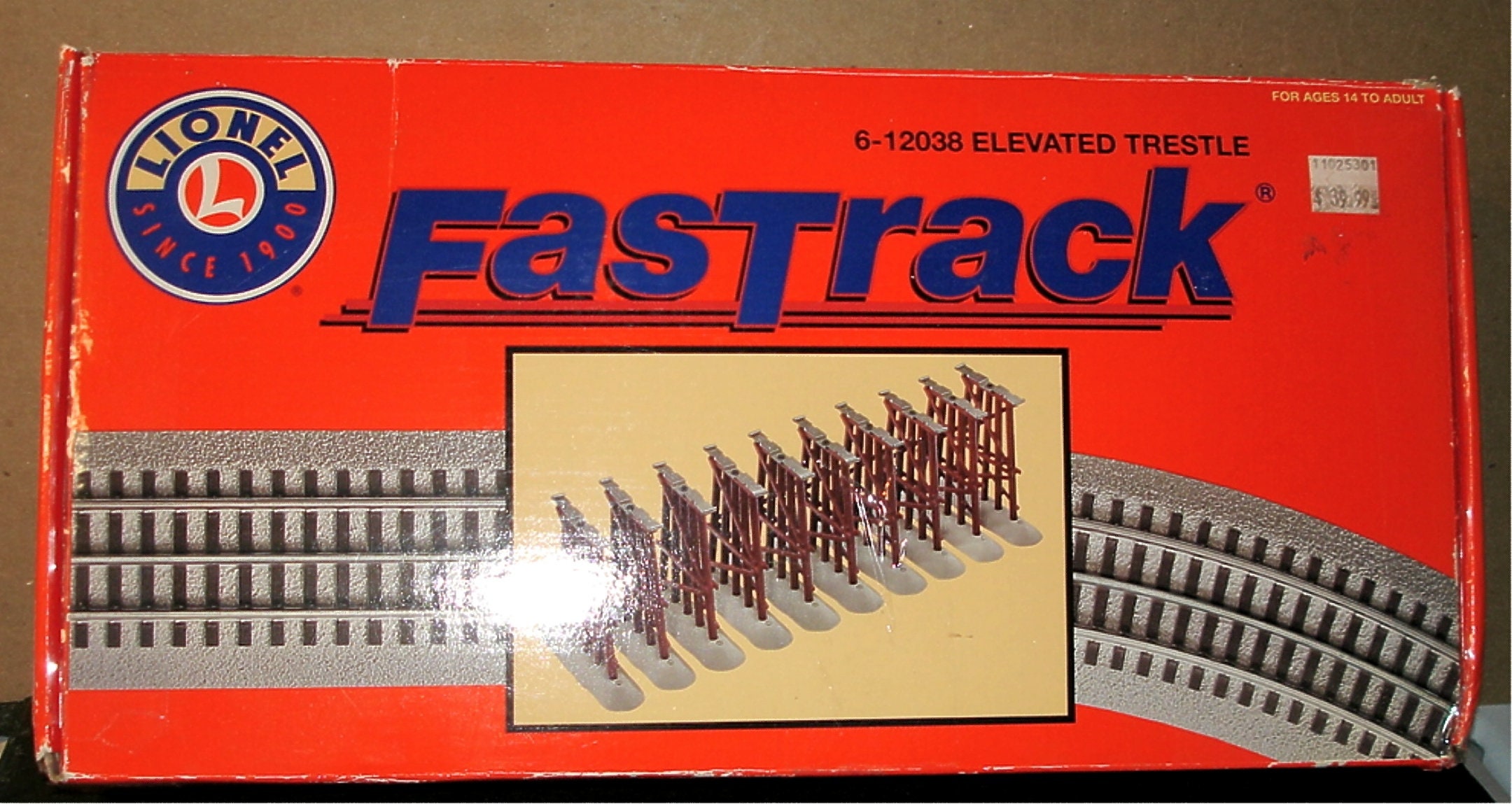 LIONEL FASTRACK Elevated Trestle Set 6-12038 O Train Track - Etsy