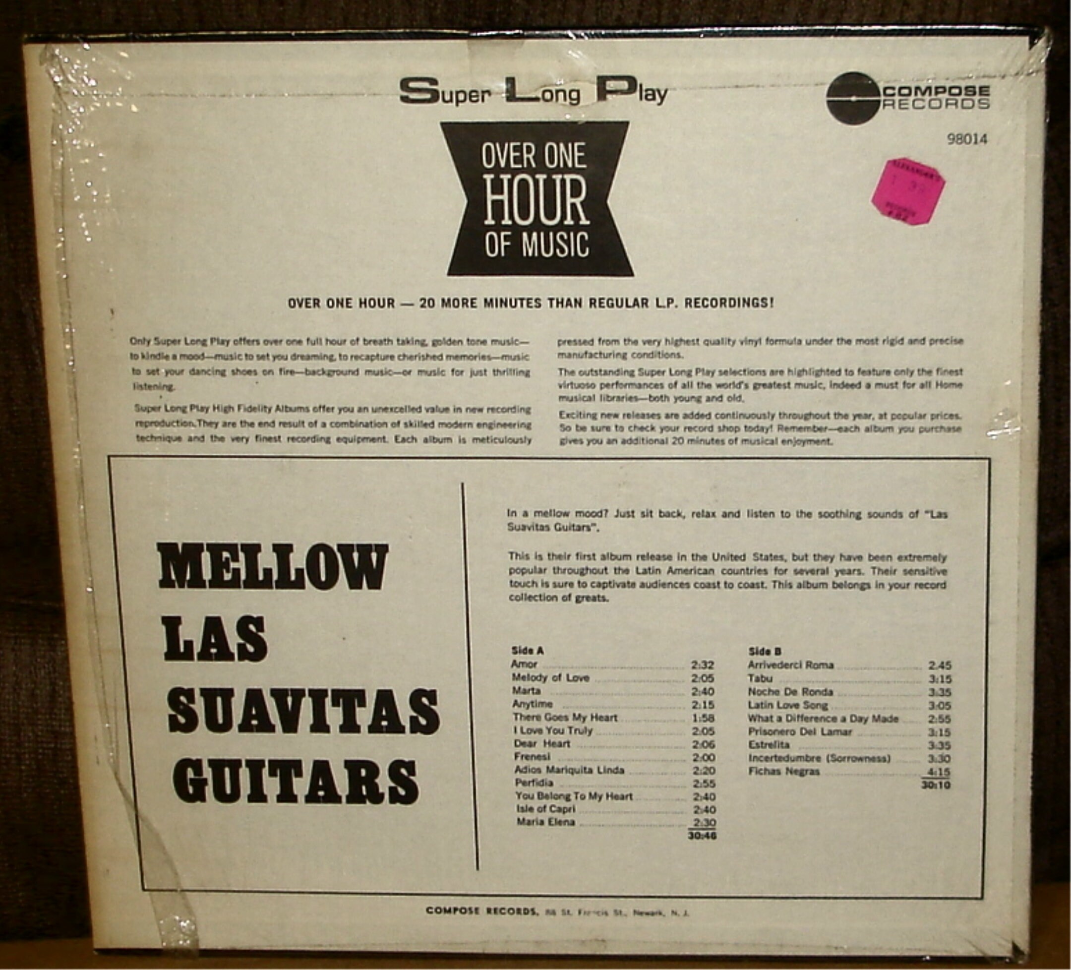 Las Suavitas Guitars MELLOW RARE Latin Music Pop Olk World Country ...