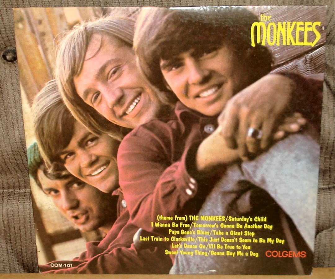 THE MONKEES - 1966 - Rock Pop DEBUT Record Album L P - Etsy