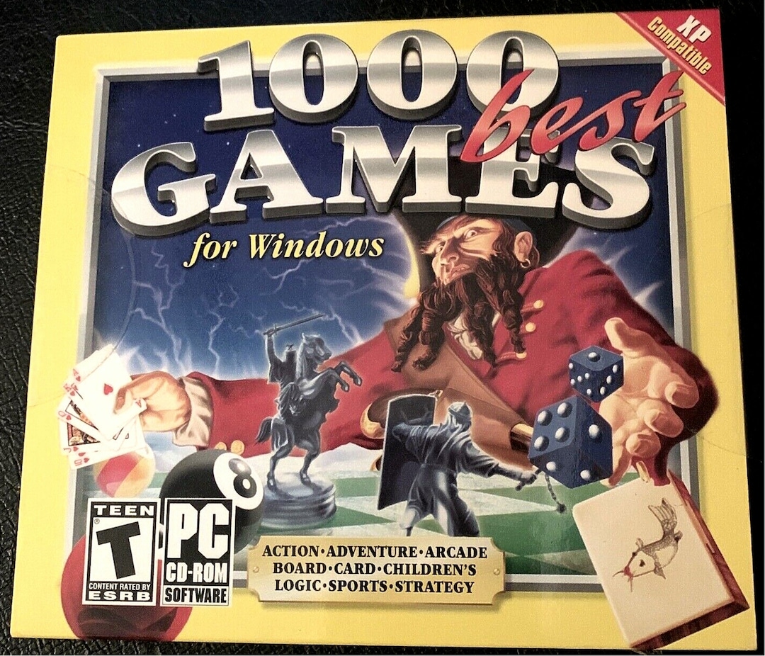 COSMI - 1000 Best Games for Windows - 2000 CD-ROM - Etsy