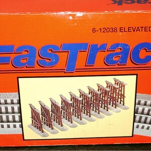 LIONEL FASTRACK - Elevated Trestle Set #6-12038 - O Train Track (B) - Etsy