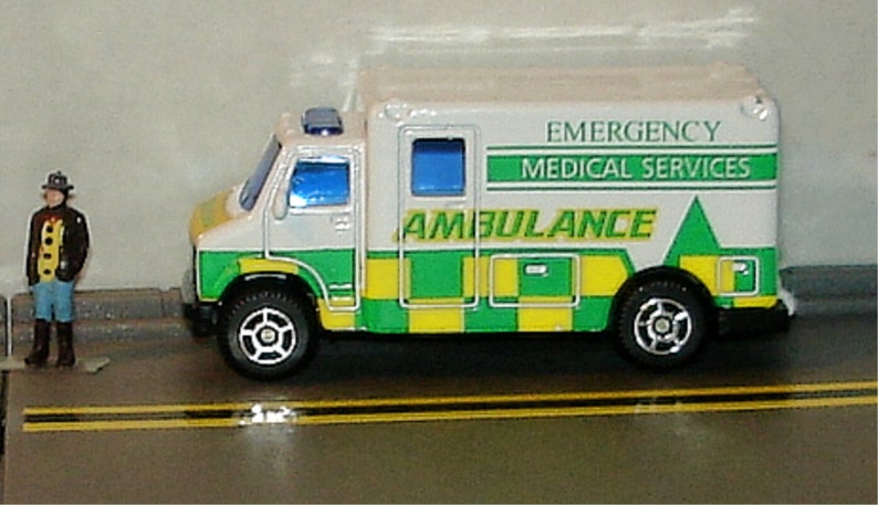 EMS AMBULANCE VAN Diecast Vehicle - Etsy