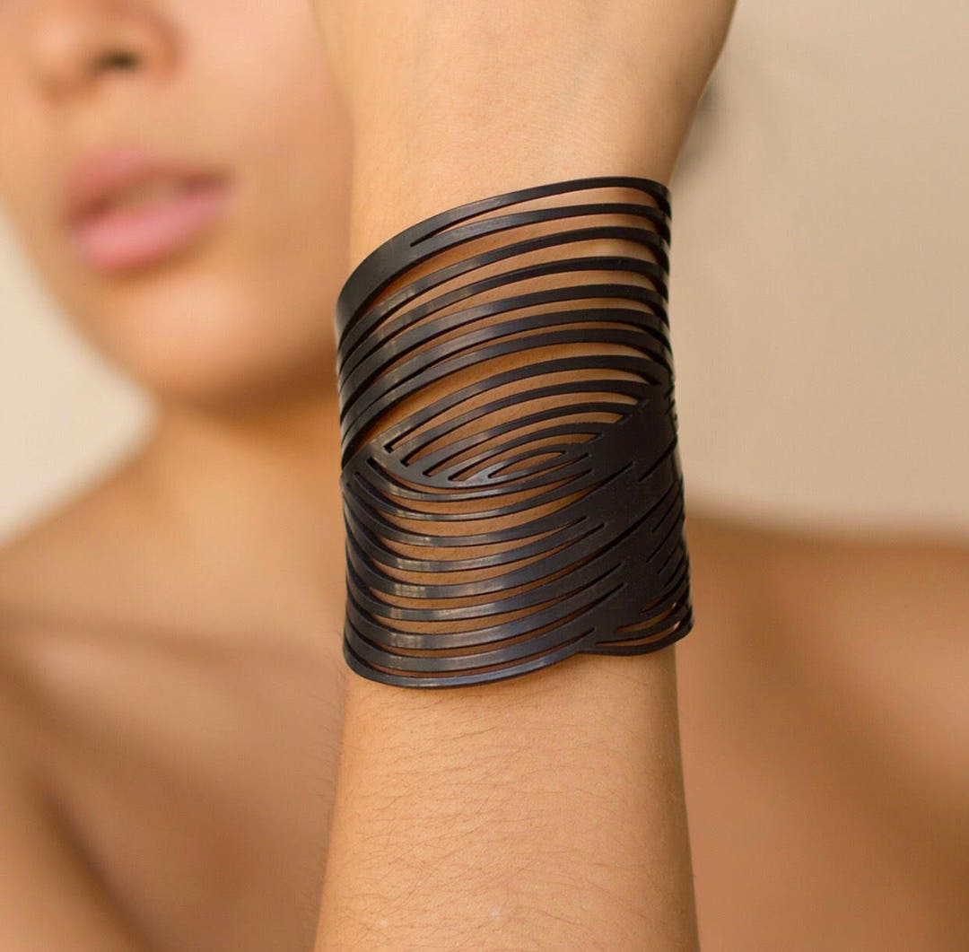 Rubber Bracelet | Recycled Jewellery | Contemporary Jewelry | Gift for ...