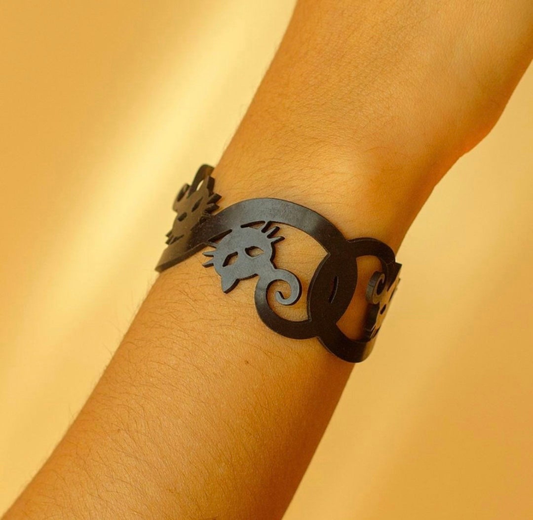 Rubber Bracelet | Recycled Jewellery | Contemporary Jewelry | Gift for ...