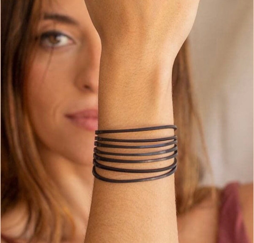 Rubber Bracelet | Recycled Jewellery | Contemporary Jewelry | Gift for ...