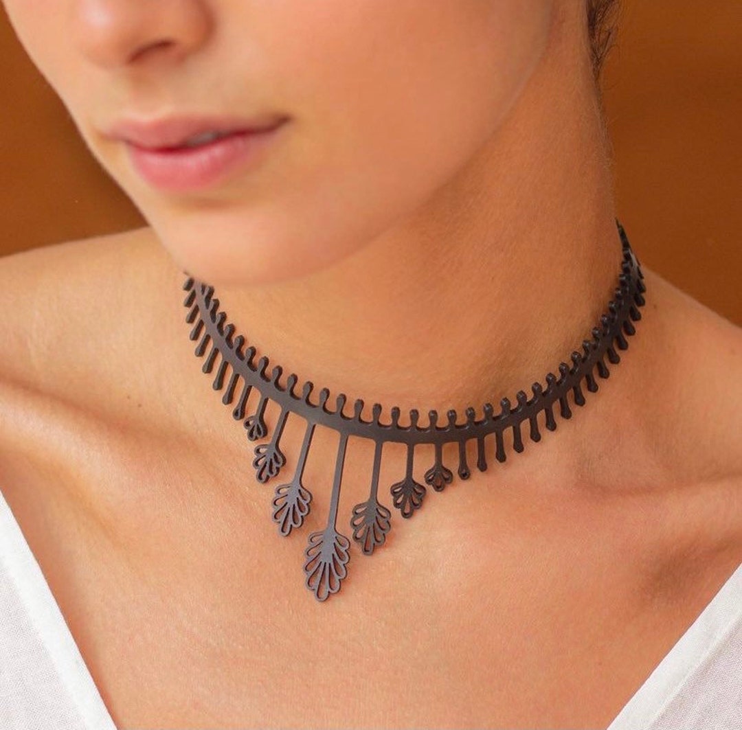 Rubber Choker | Recycled Jewellery | Contemporary Jewelry | Gift for ...