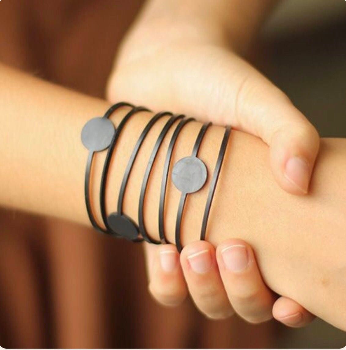 Rubber Bracelet | Recycled Jewellery | Contemporary Jewelry | Gift for ...