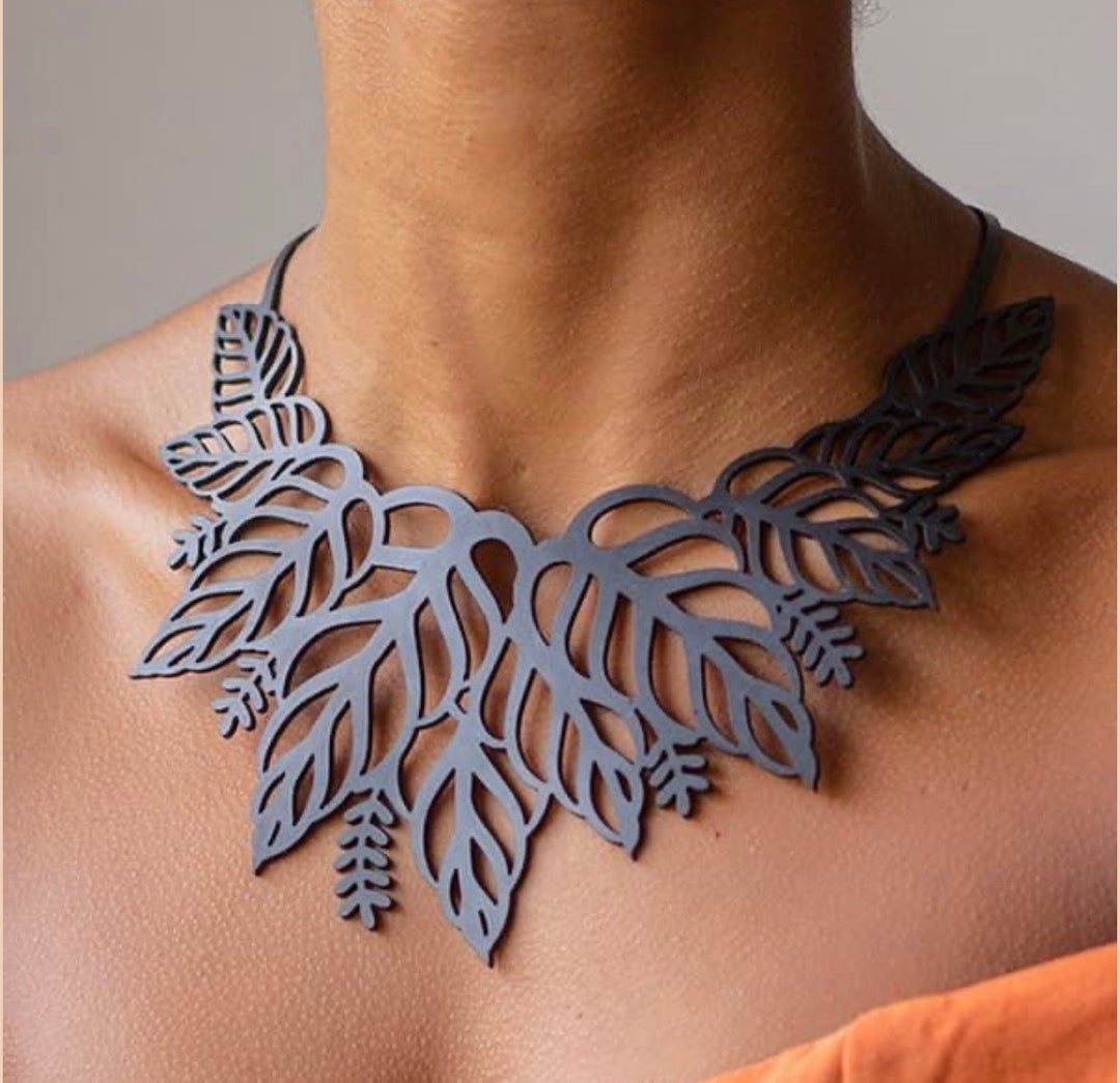 Rubber Necklace | Recycled Jewellery | Contemporary Jewelry | Gift for ...