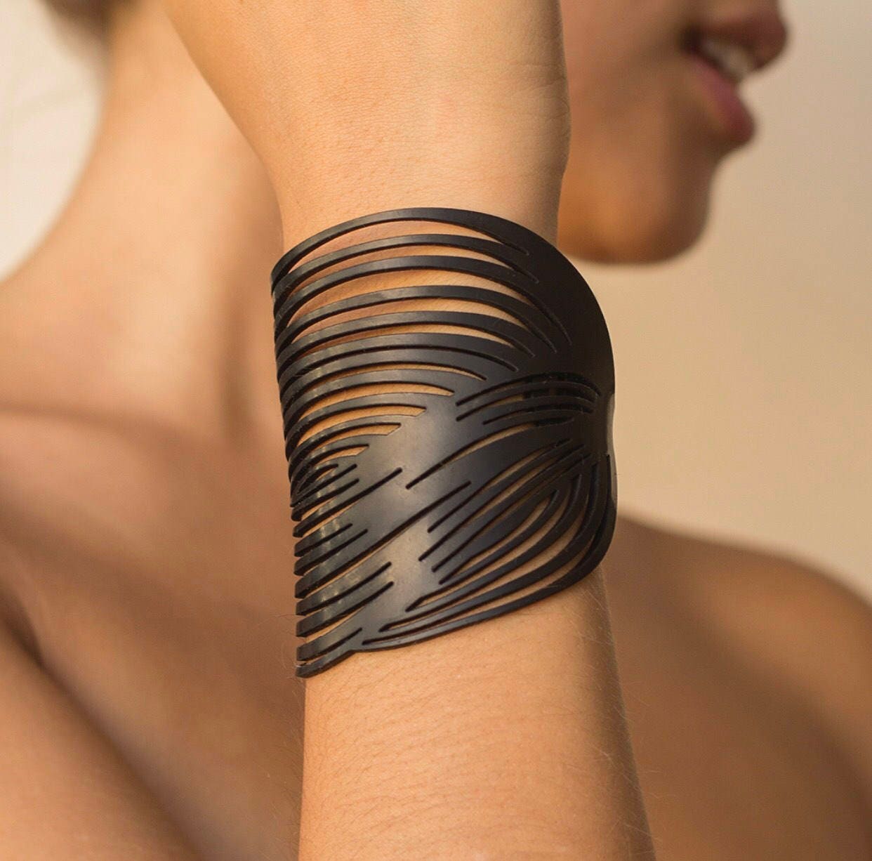 Rubber Bracelet | Recycled Jewellery | Contemporary Jewelry | Gift for ...
