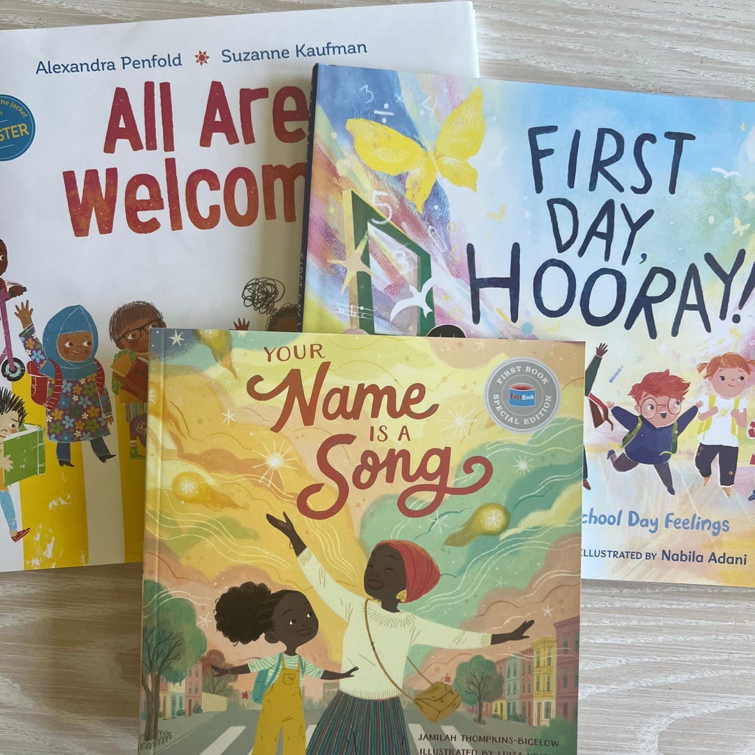 Children's Book Bundle: Back to School - Etsy