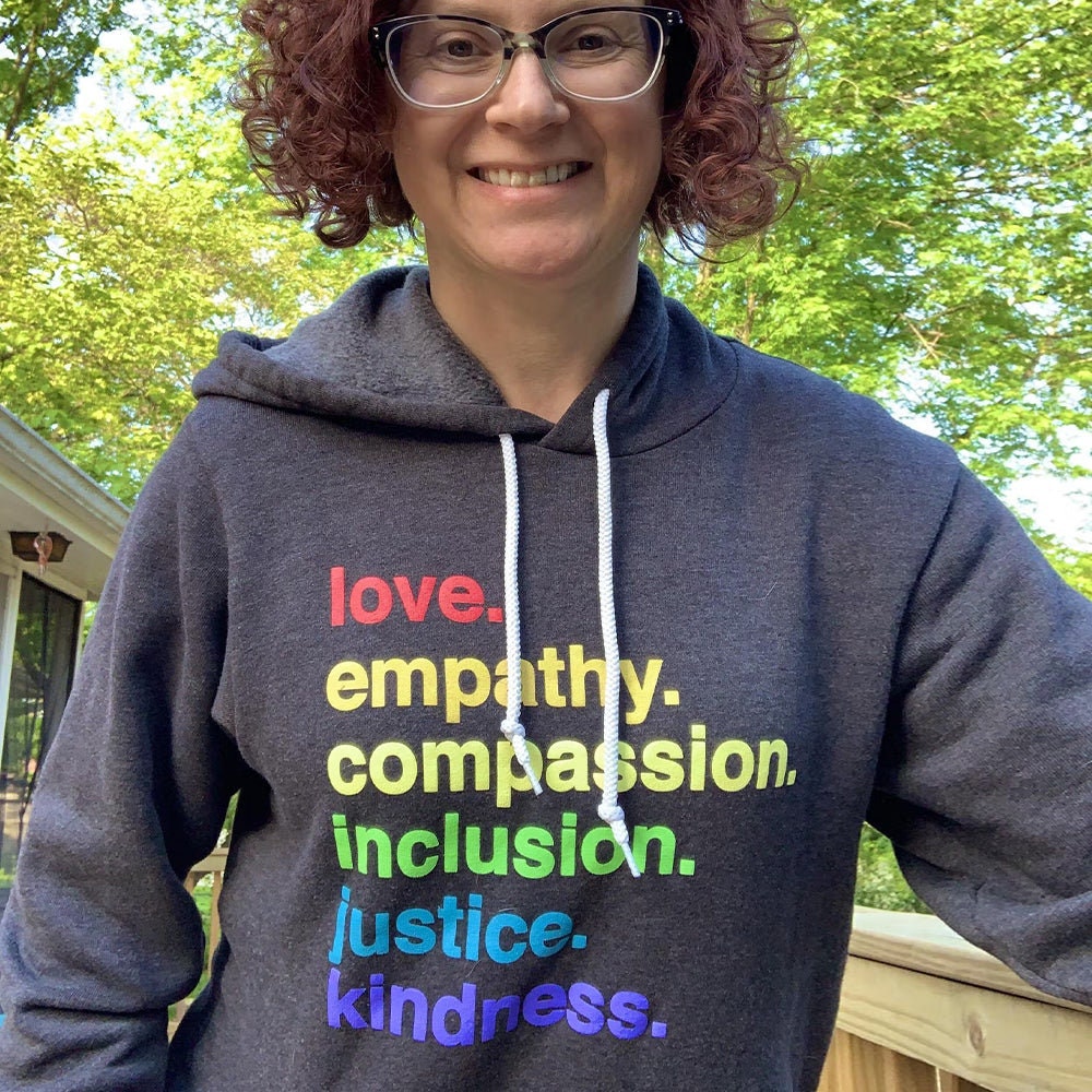 Kindness Is' Pride Pullover Fleece - Etsy