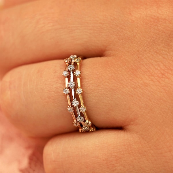 Stackable Wedding Bands - Etsy