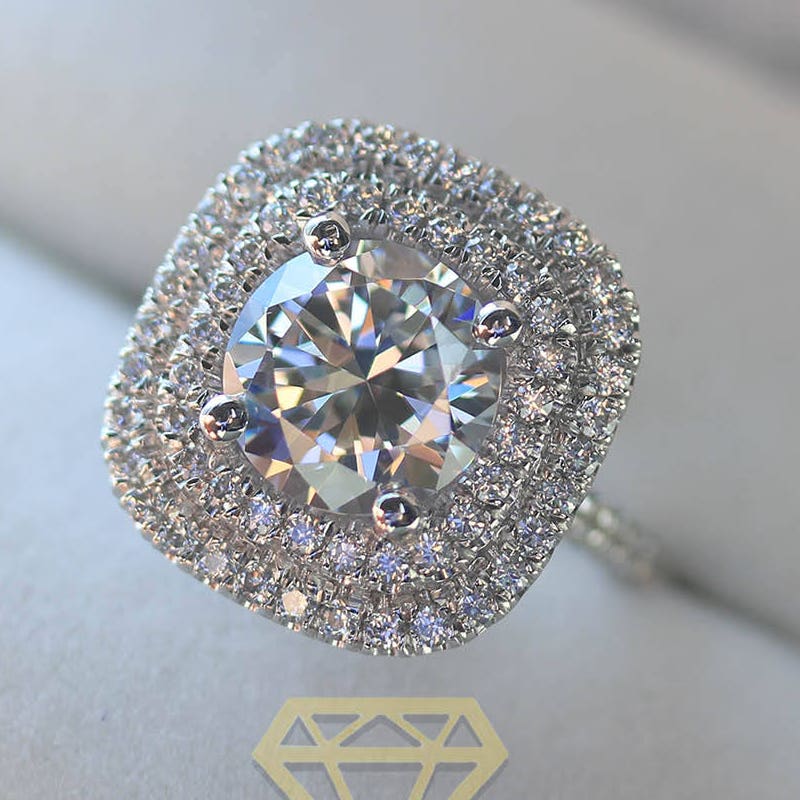 Round Square Ring - Etsy