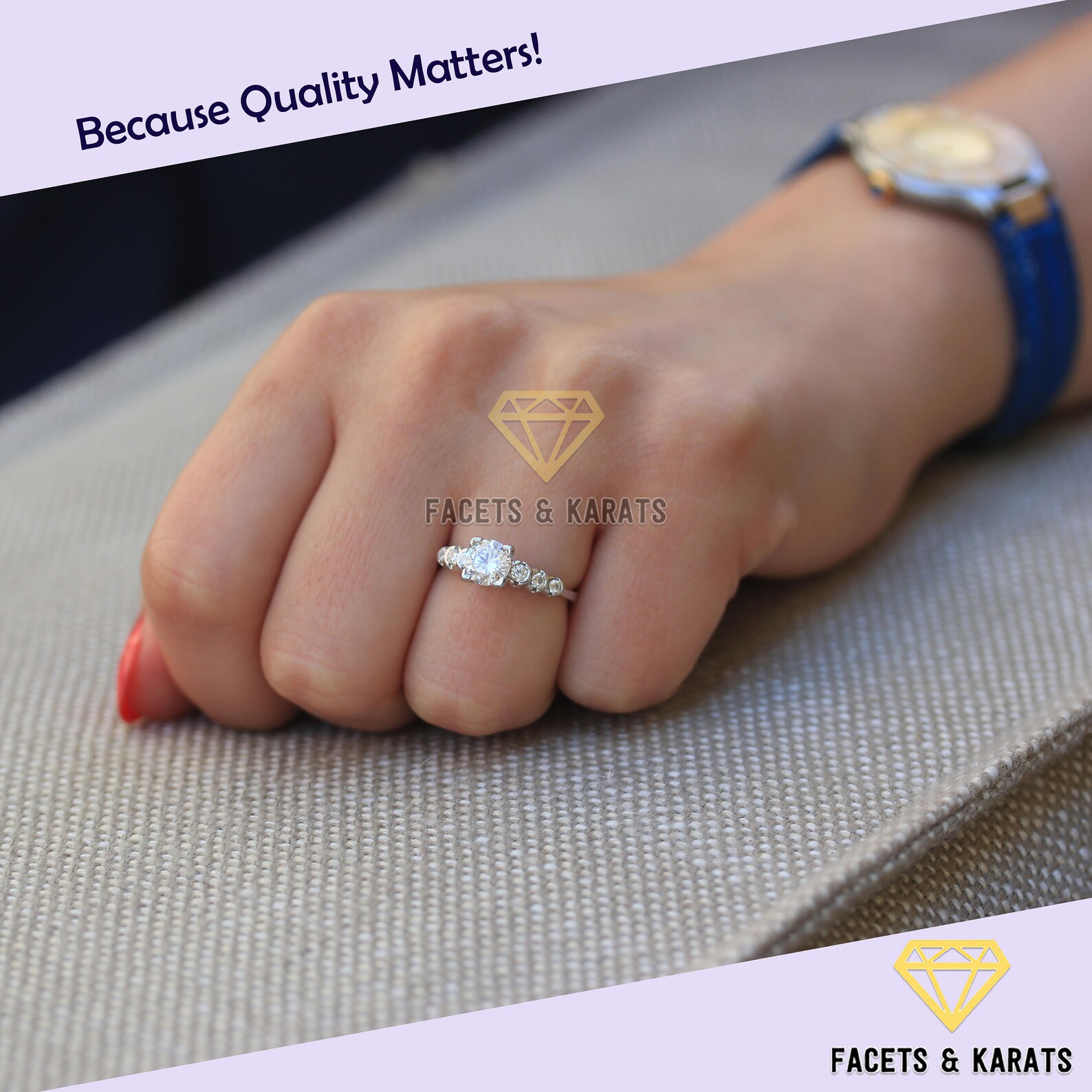 1 ctw Classic Engagement Ring 14k Solid White Gold Round | Etsy