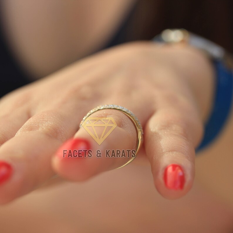 Set of 3 Stackable Rings Stacking Bands 14k Two Tone Gold - Etsy