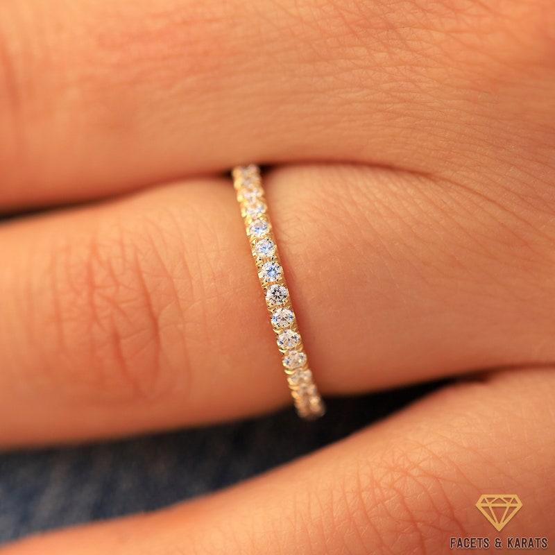 1.5 Mm Diamond Eternity - Etsy
