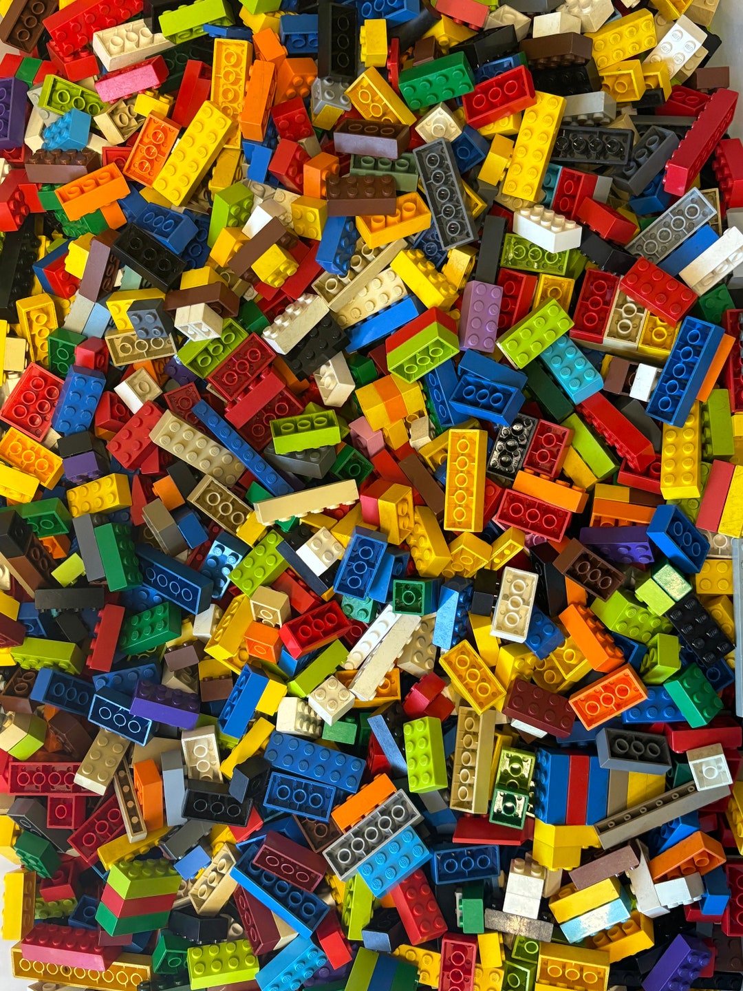 Lego Bulk Lot Multicolor Brick Only 2x2 2x4 2x6 2x8 Random Selection ...