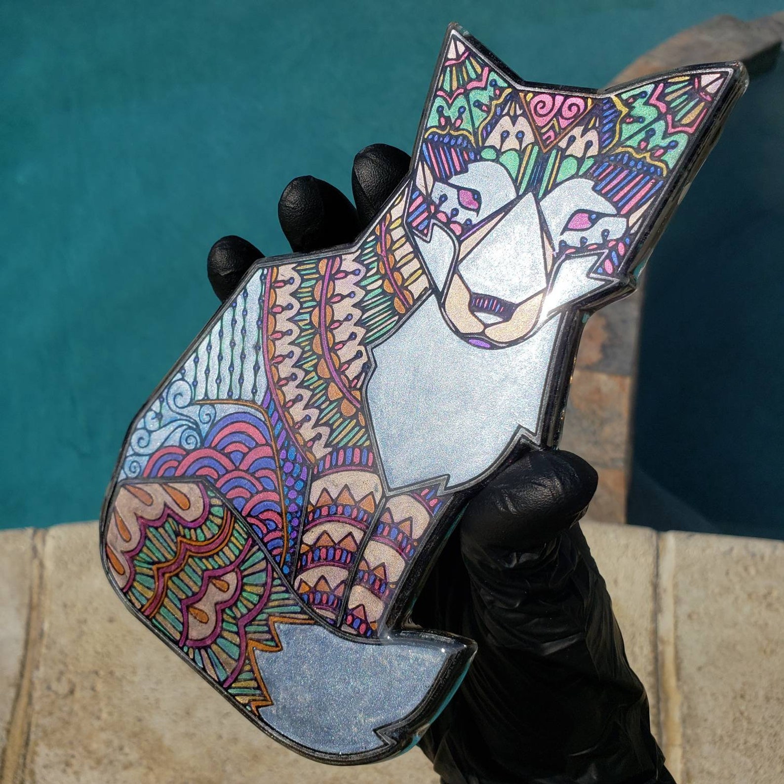 Zentangle Fox Wall Art - Etsy