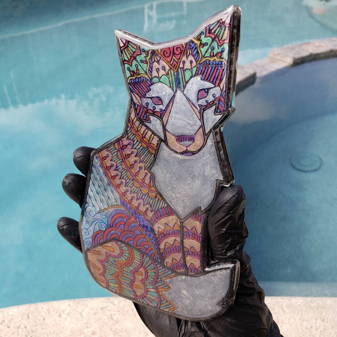 Zentangle Fox Wall Art! - Etsy