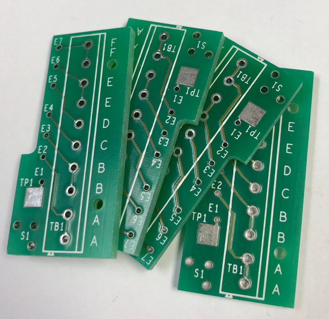 RECYCLED Loose Printed Circuit Board (PCB) Green Silver Vintage 2 X 1 X ...