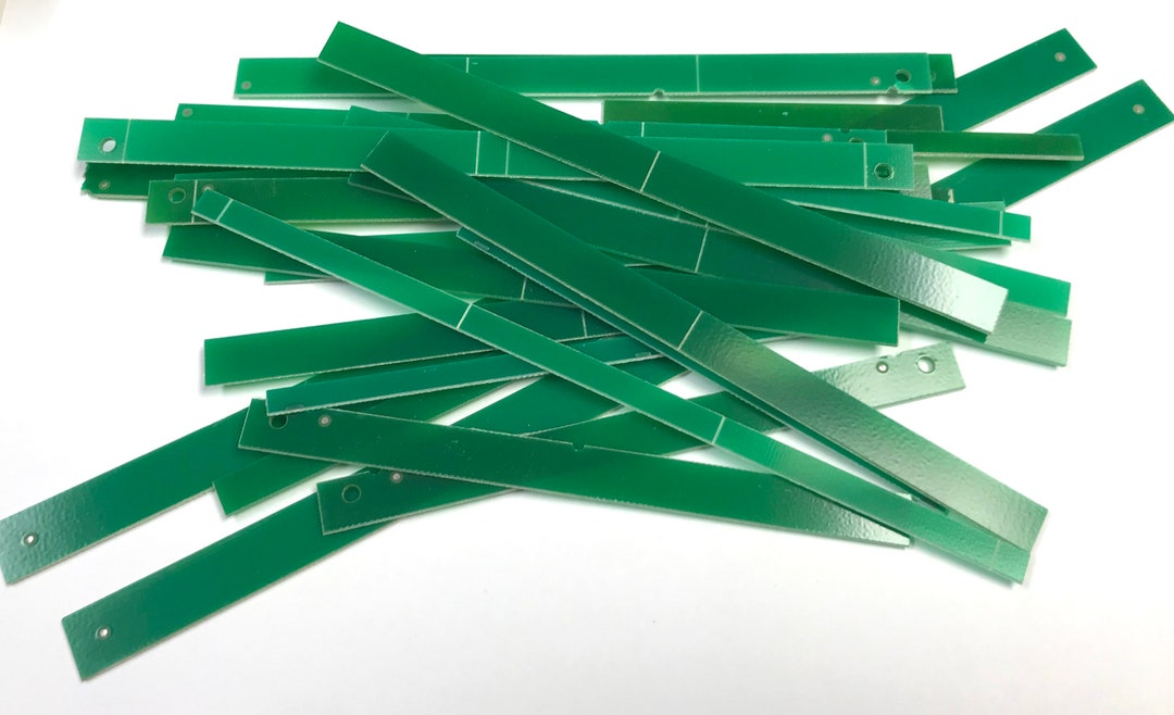 Vintage Green FIBERGLASS STRIPS From Circuit Boards Lot of 30 MISC7 - Etsy