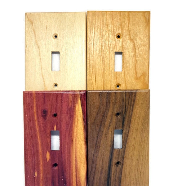 Wood Switch Plate - Etsy