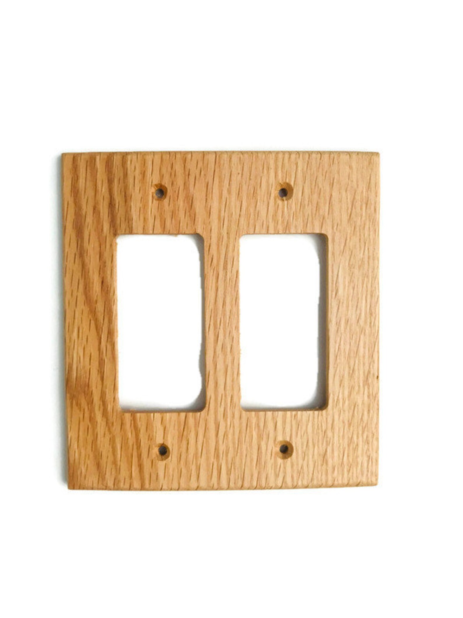 Oak Switch Plate Covers Rustic Light Switch Cover Wooden Wall | Etsy