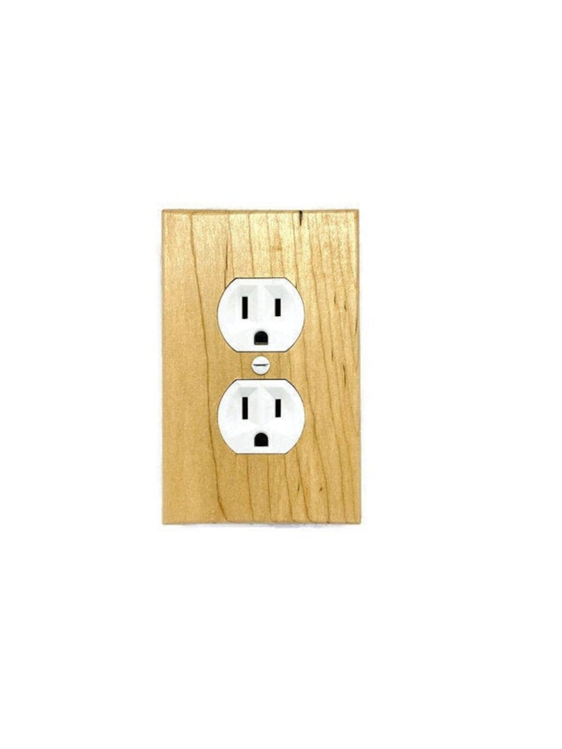 Maple Switch Plate Covers Rustic Light Switch Cover Wooden - Etsy