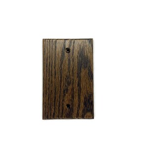 Stained Oak Wood Switch Plate Covers Jacobean Stained Oak Switch Cover ...