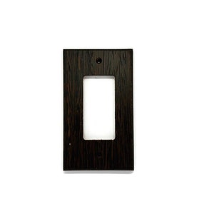 Wenge Wood Switch Plate Covers Modern Wood Light Switch Cover Wooden ...