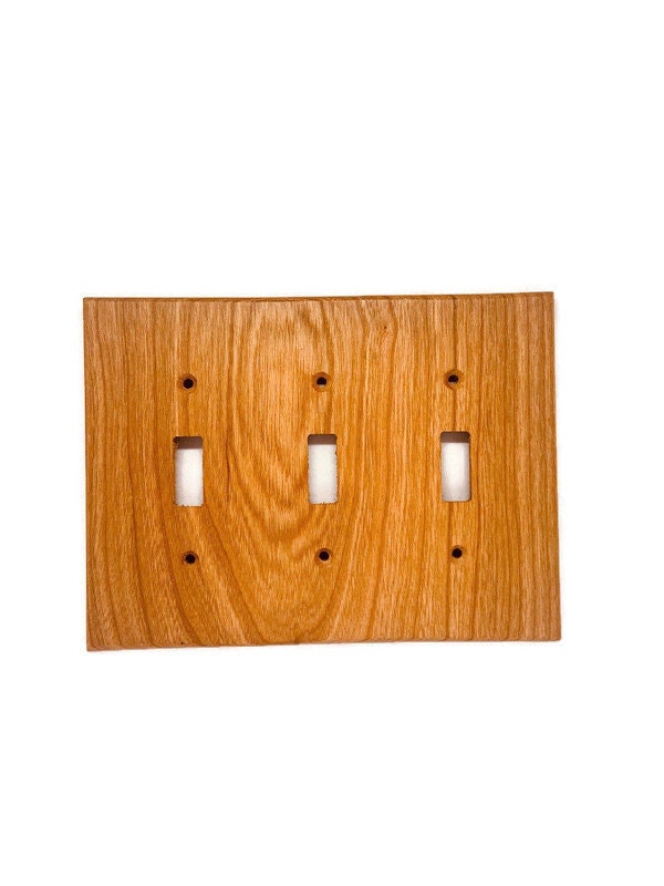 Triple Switch Plate Cover Rustic Light Switch Cover Light Wall - Etsy